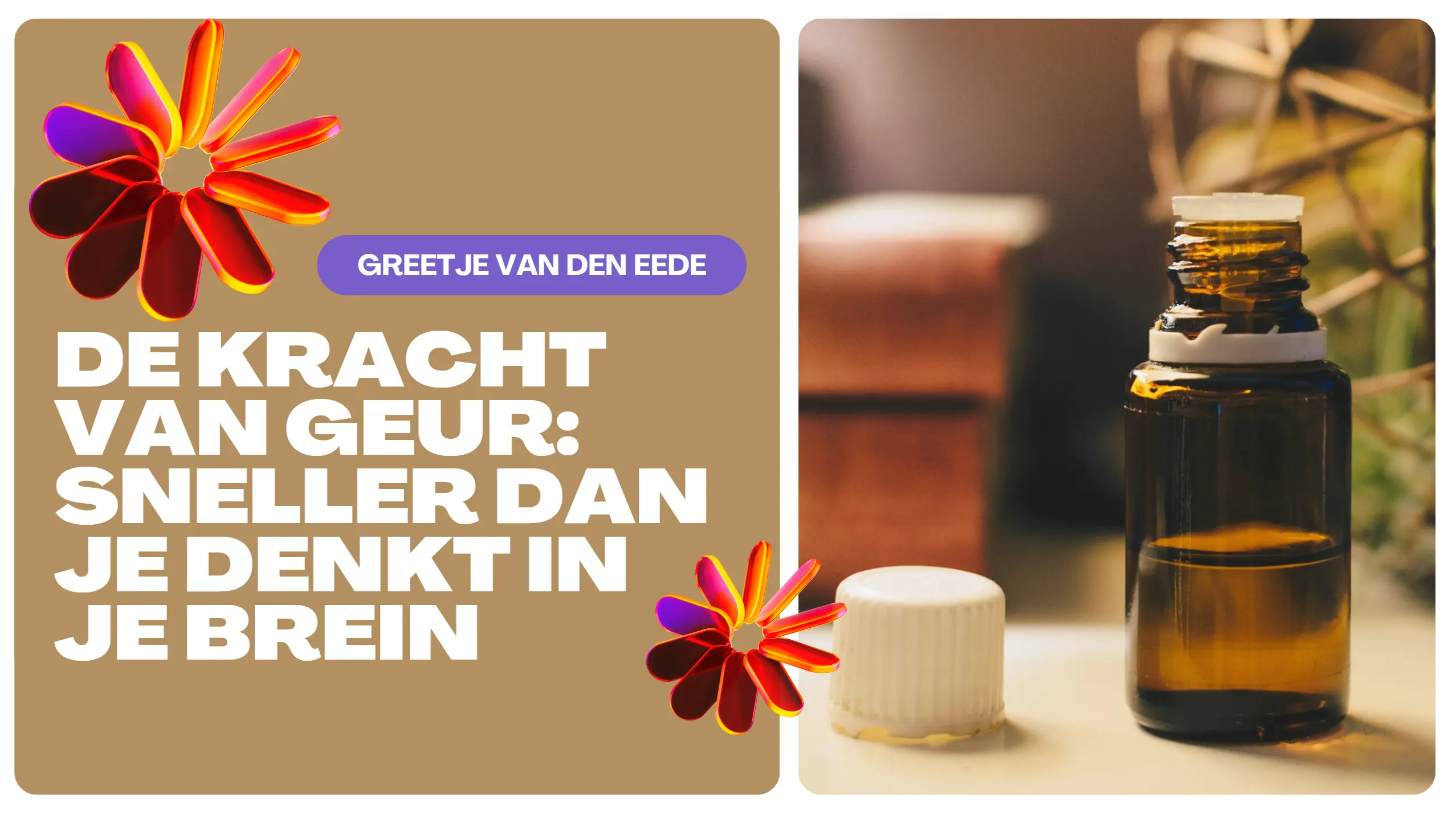 Een geur raakt direct je brein en emoties - Gezondheidsnieuws Radio